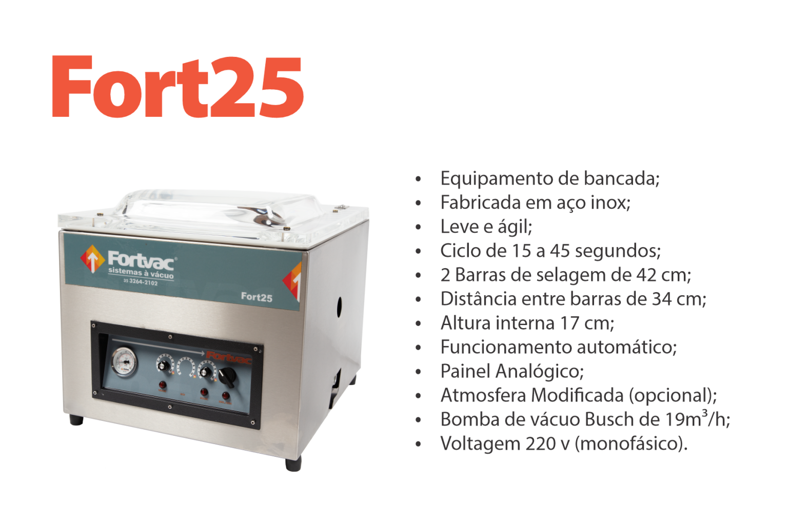 Máquinas – Fortvac